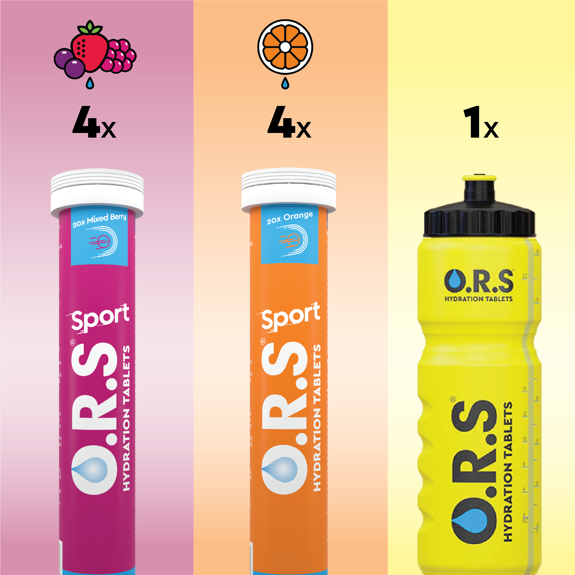 O.R.S Electrolyte Tablets Bundle | Best UK Dissolvable Tablets by O.R.S ...