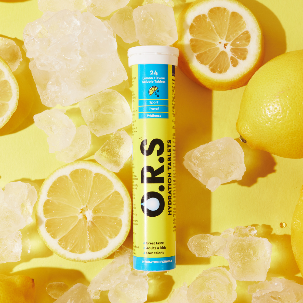 Electrolyte Tablets in Lemon Flavour for Everyday Hydration – O.R.S ...
